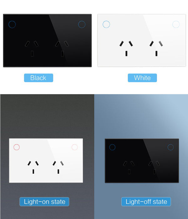 Smart Power Outlets Australia | Zigbee GPO | EyZEE® Double GPO – Smart ...