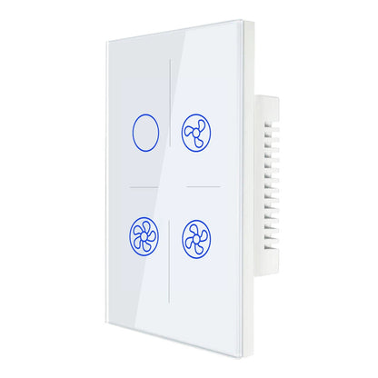 FAN LIGHT SWITCH - Zigbee fan light 3 speed smart touch switch HomeKit ...